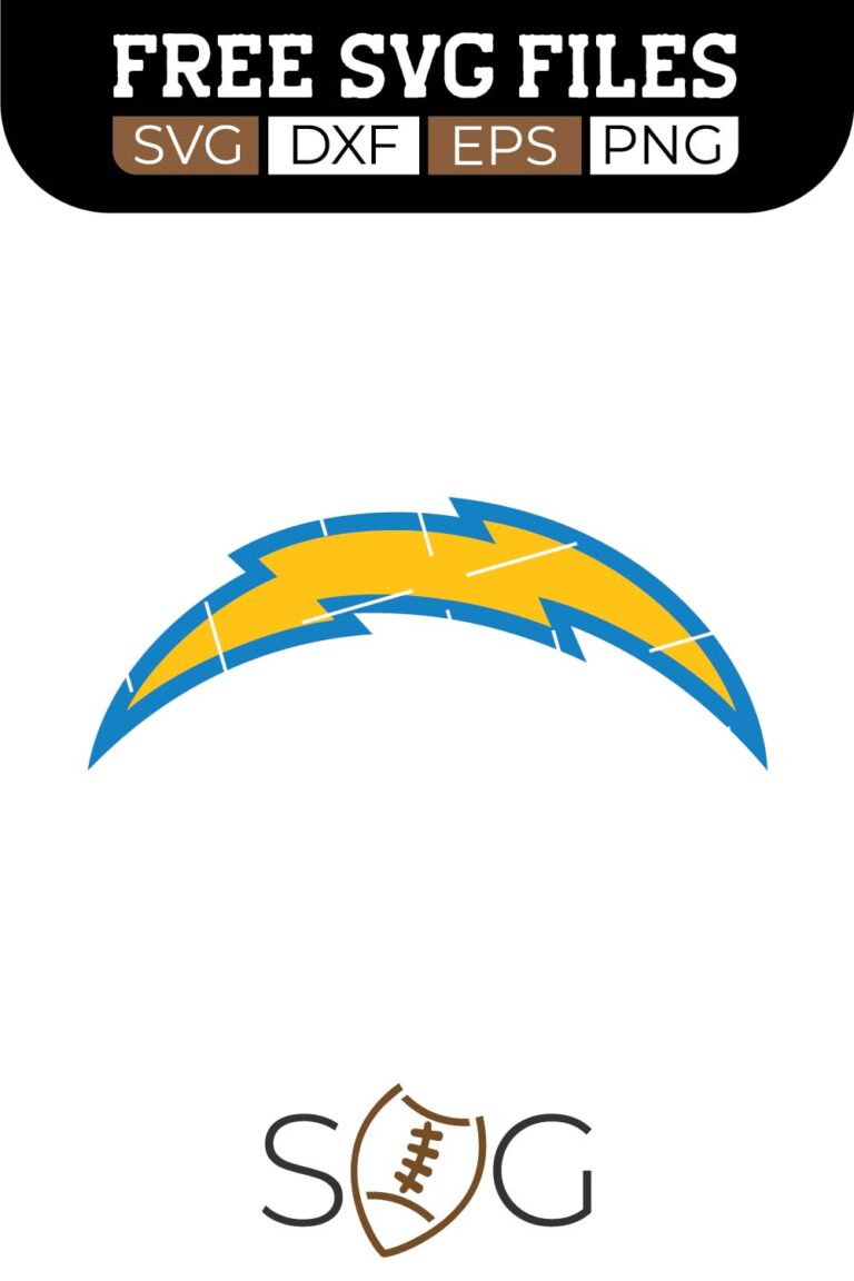 Los Angeles Chargers SVG Cut Files Free Download | FootballSVG.com