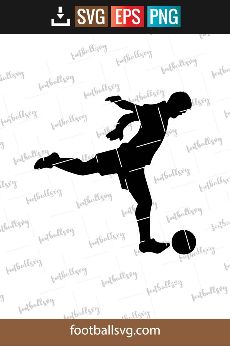 Soccer Player Svg | FootballSVG.com