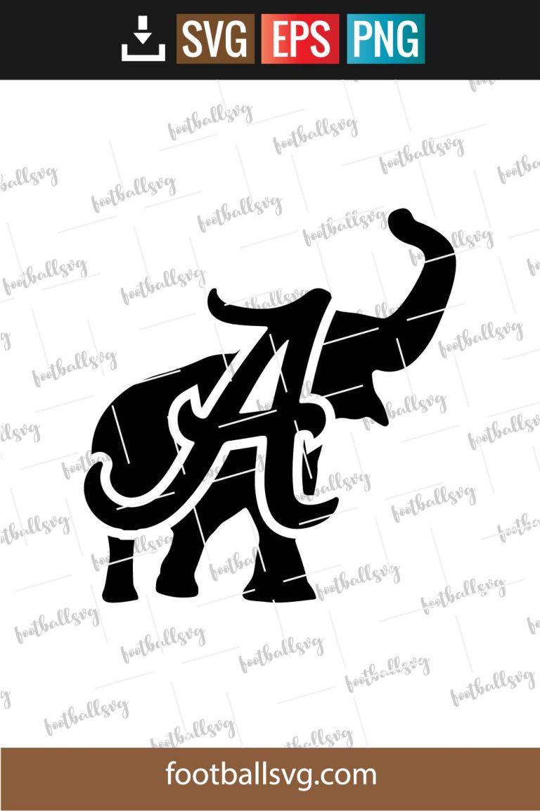 Alabama Football Svg Free | FootballSVG.com